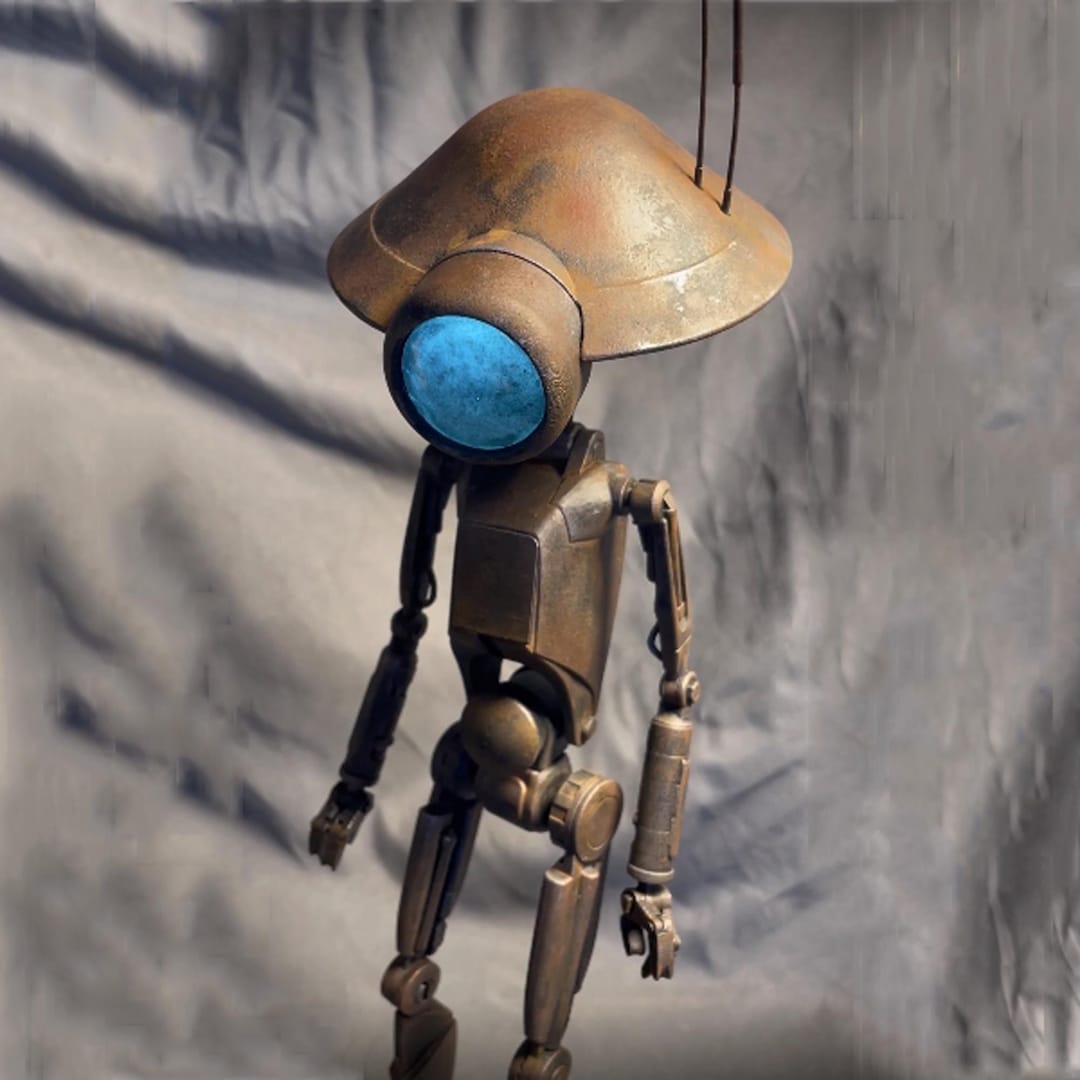Star Wars-inspired Repair Droid, Handmade Crafts 3D Sculpture ...