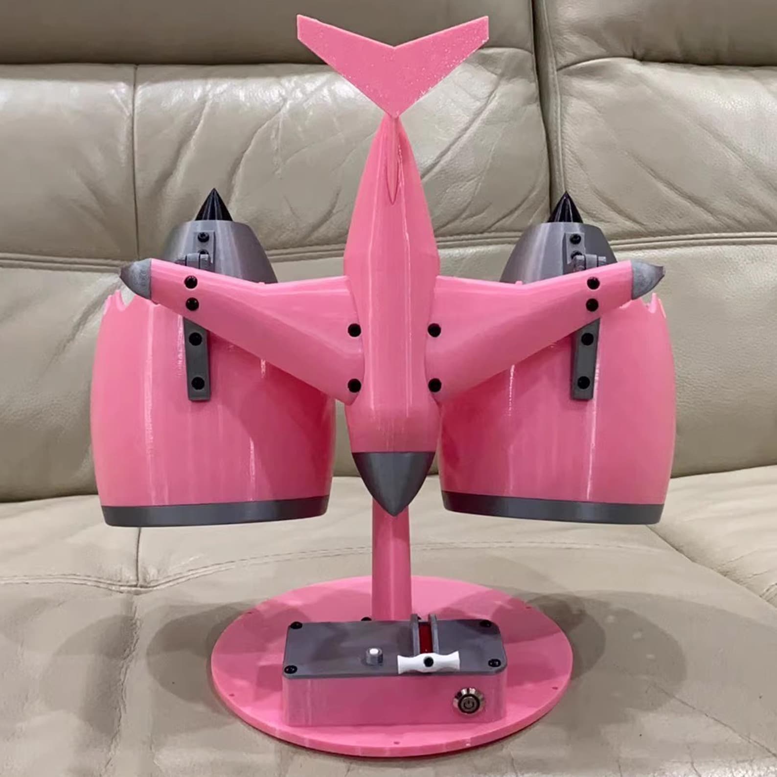 Unique Turbine Engine Desk Fan With Stepless Speed Control, Aviation ...