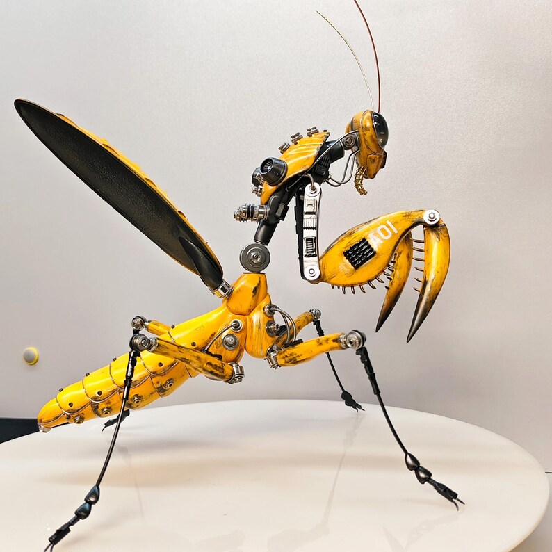 Mechanical 3D Mantises Mutant Sculpture, Handmade Crafts Sculpture for ...
