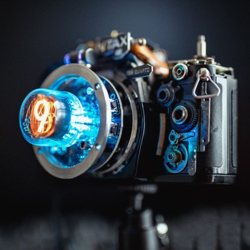 Industrial Table Ambient Sci-fi Lamp Integrated in A Camera - Etsy