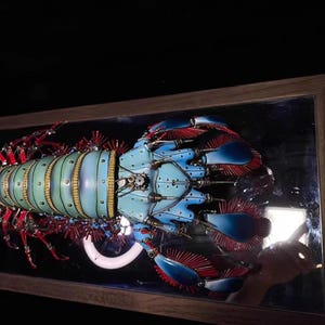 Mechanical Mutant 3D Mantis Shrimp Sculpture, Handmade Crafts Sculpture ...