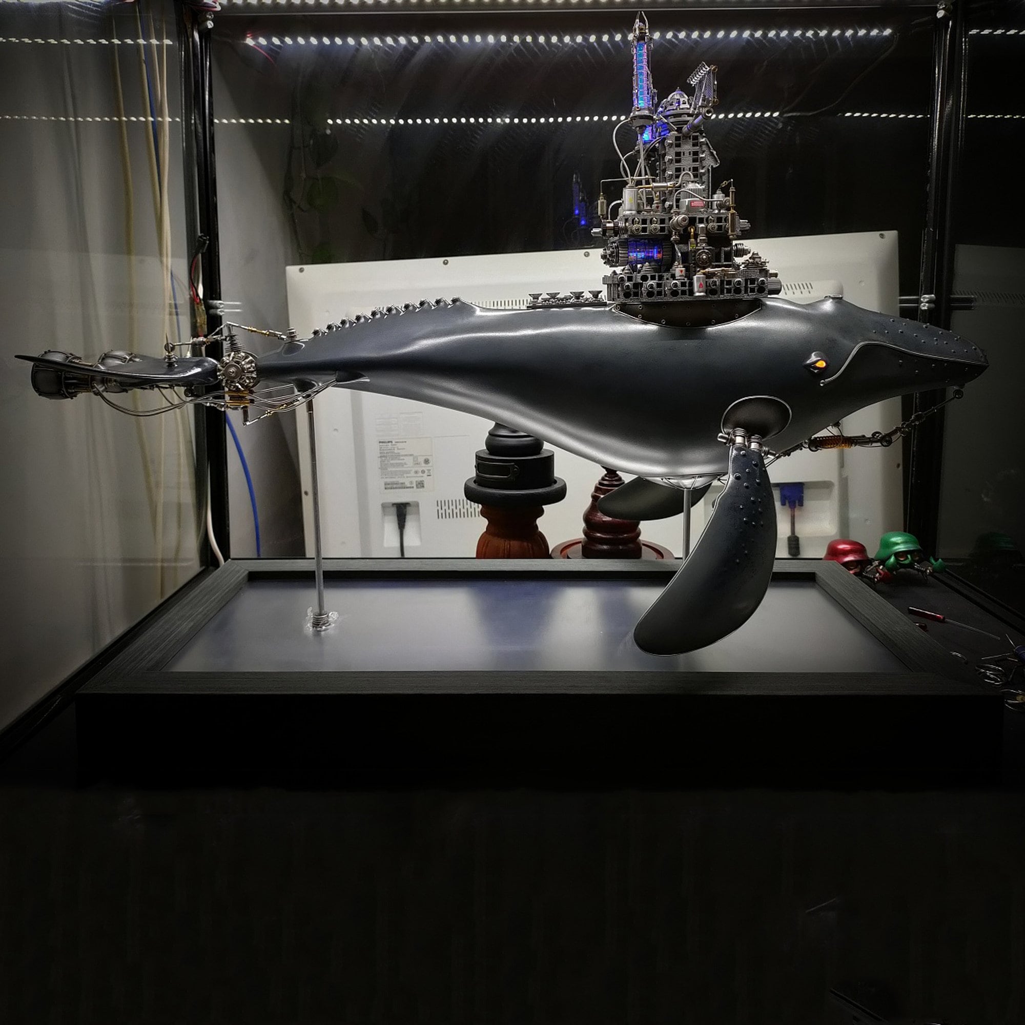 The Whale City Mechanical Mutant 3D Robot Creature Animals - Etsy