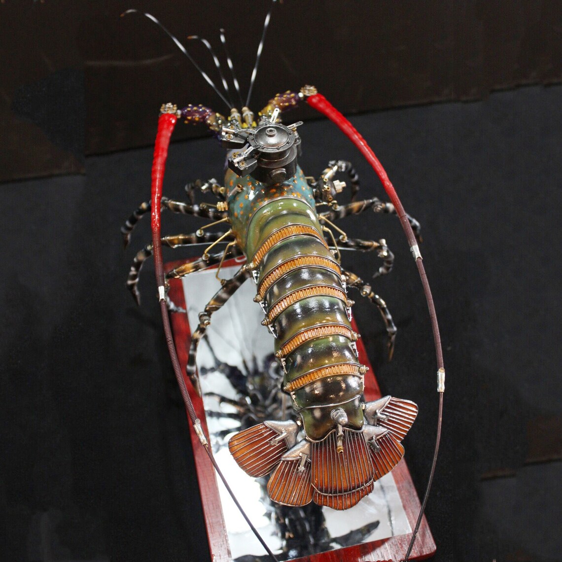 Lobster Mechanical Mutant 3D Robot Creature Animals Handmade Sculpture ...