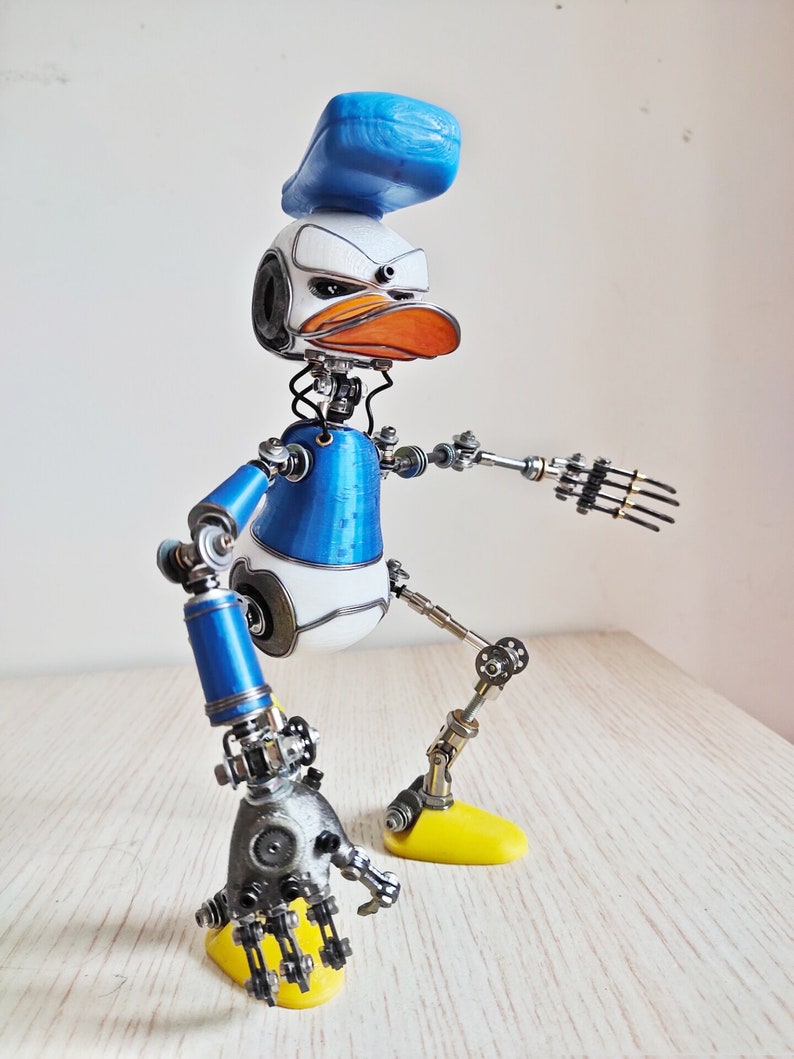 Donald Duck Mechanical Mutant 3D Robot Creature Animals Handmade ...