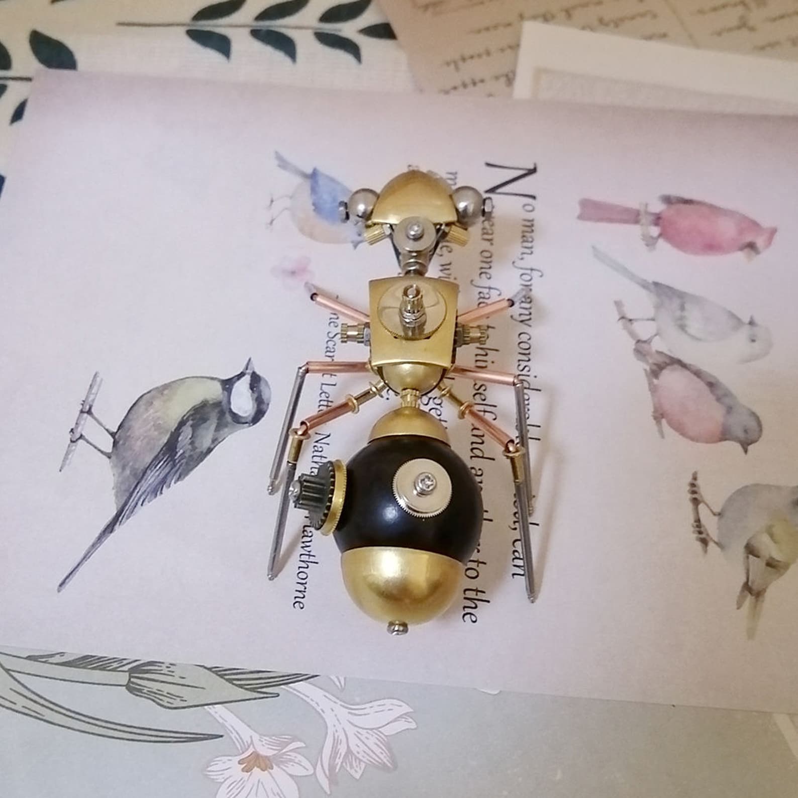 Steampunk Brass Mechanical Ant Insect Industrial Work Art - Etsy