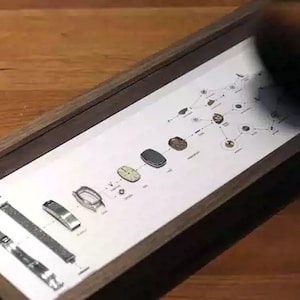 Disassembled Omega Watch Frame Art, A Unique and Personalized Gift to Honor Your Loved Ones ...