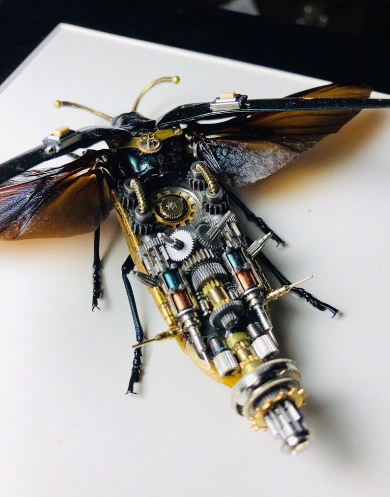 Steampunk Cyberpunk Beetle Insect Mechanical Creatures Sculpture ...