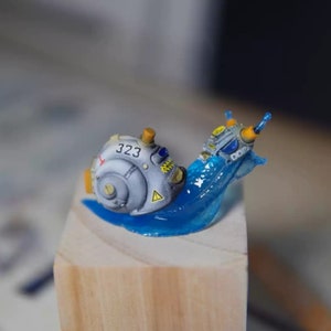 Mechanical Snail Mutant Handmade Crafts Biomech Sculpture Fantasy Art ...