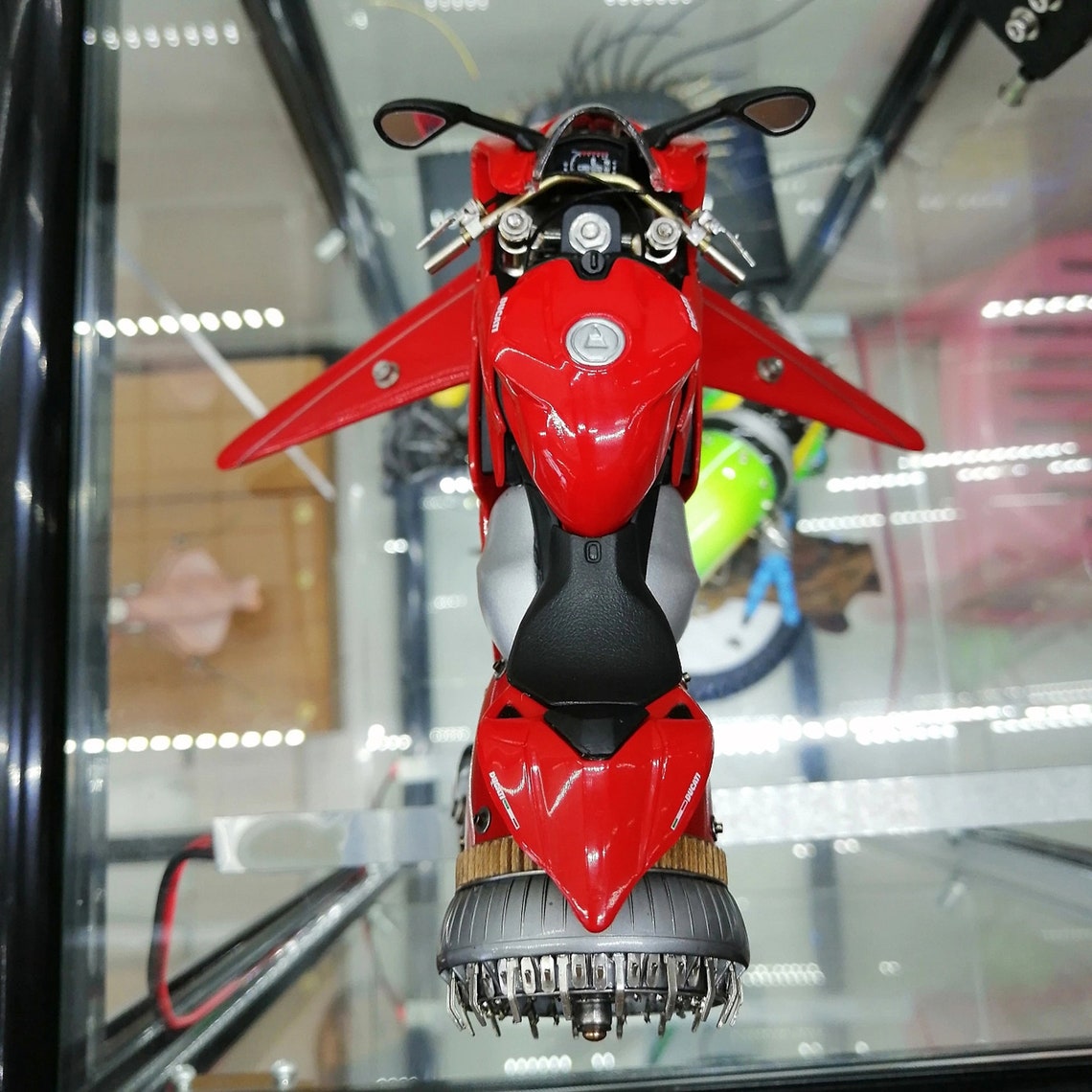 Refitted Ducati Motorcycle Model Handmade Sculpture Mechanical - Etsy