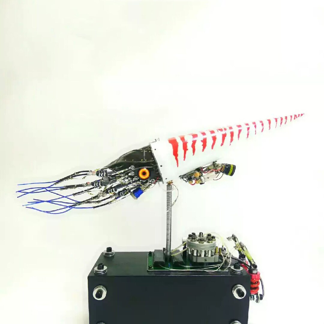 Orthoceras Nautilus Mechanical Mutant Robot Creature Animals Handmade ...