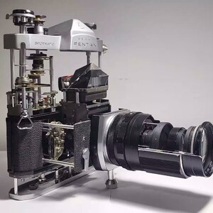 Disassembled 3D Mechanical Camera, Deconstructed Art, Decorative ...