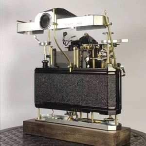 Disassembled 3D Mechanical Camera Deconstructed Art Decorative ...