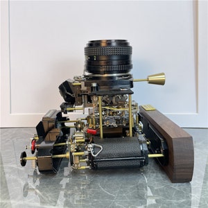 Disassembled 3D Mechanical Camera Deconstructed Art Decorative ...