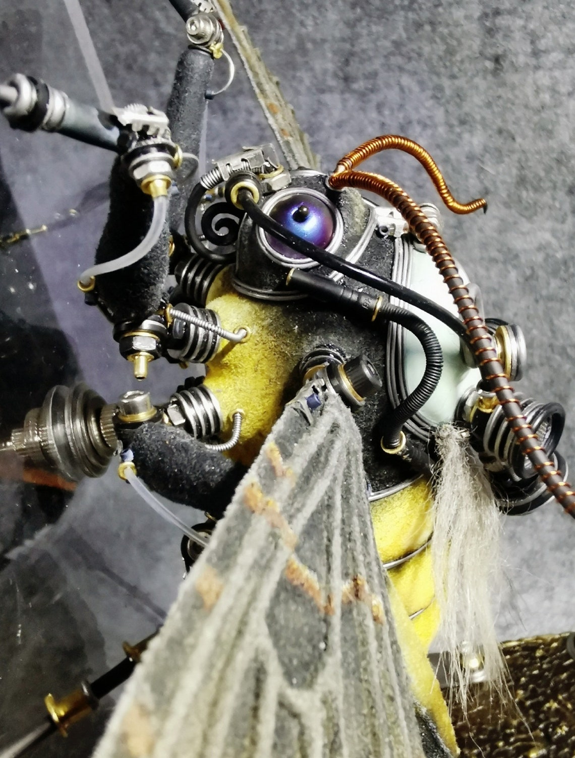 Death's-head Hawkmoth Mechanical Mutant 3D Robot Creature Animals ...