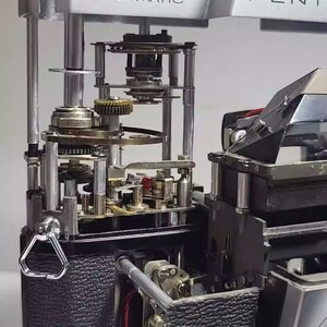 Disassembled 3D Mechanical Camera, Deconstructed Art, Decorative ...