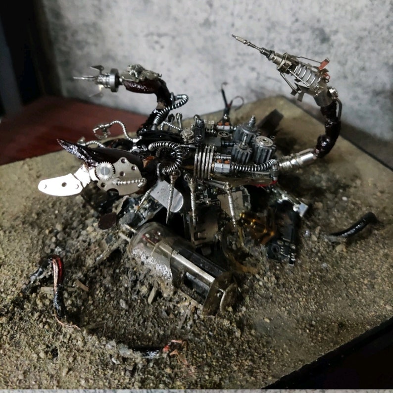 Cyberpunk Steampunk Beetle Insect Machine Kinetic Sculpture - Etsy