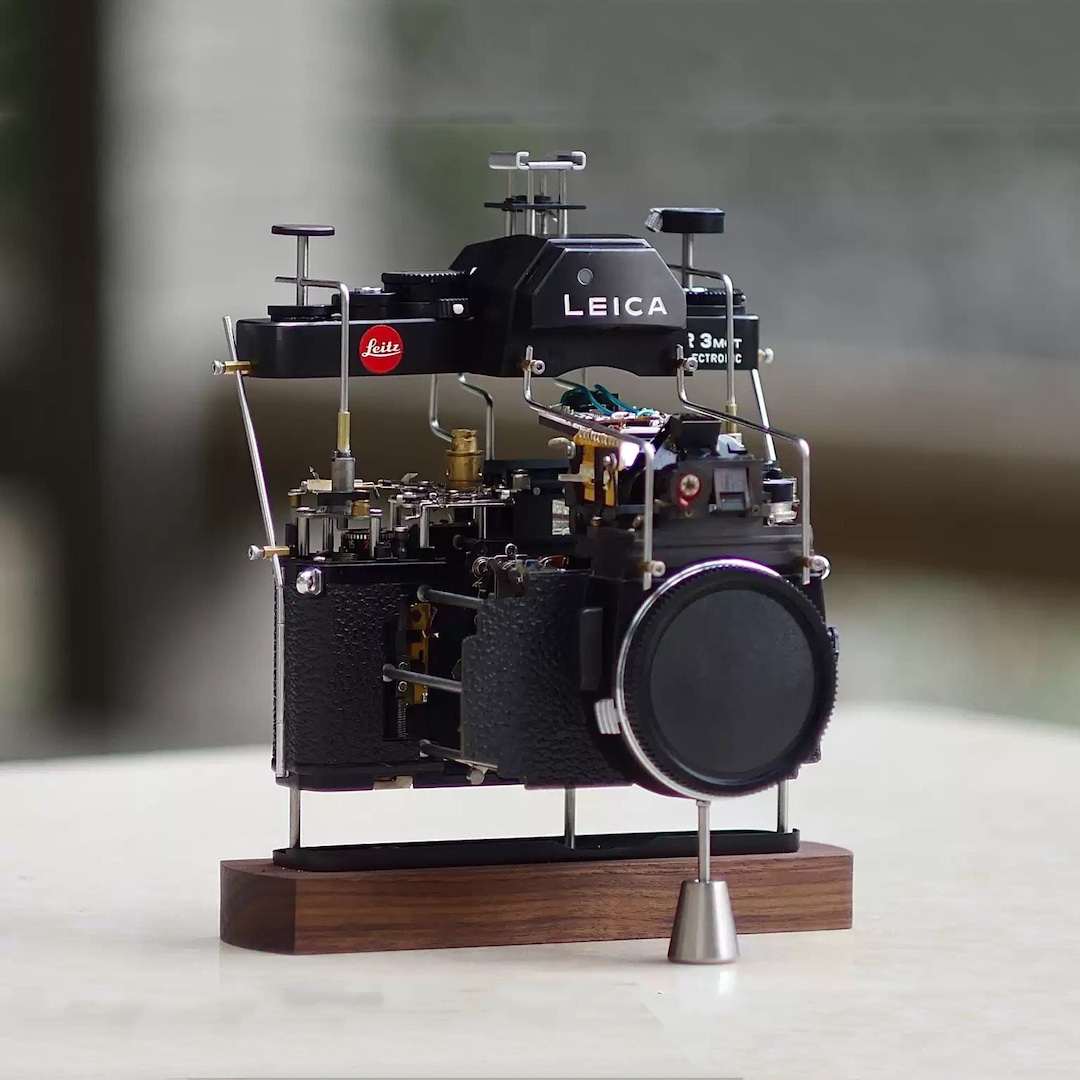Disassembled 3D Mechanical Camera Deconstructed Art Decorative ...