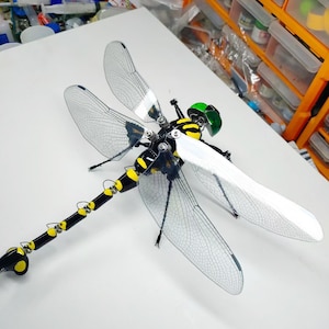 Mechanical Dragonfly Mutant, Sci-fi Fantasy Figurine, 3D Robot Creature ...