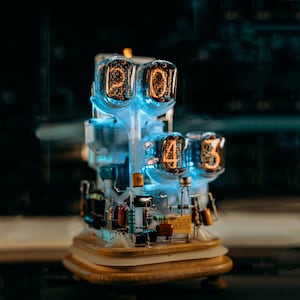 Nixie Tube Clock, Features 3D Vertical Layout, Neat Visible Circuit ...