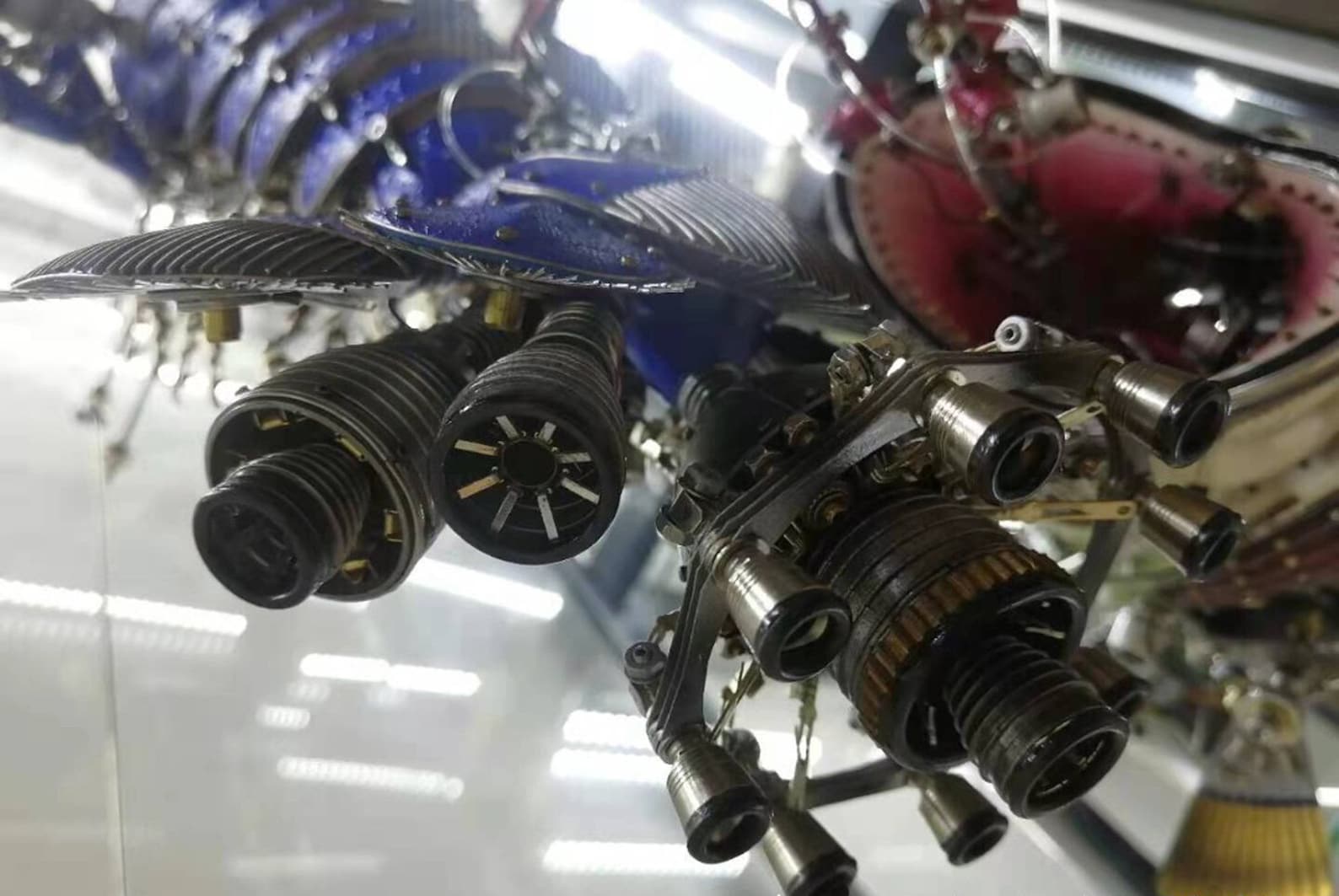 Steampunk Mechanical Mutant 3D Giant Blue Shrimp Sculpture Handmade ...