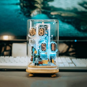Nixie Tube Clock, Features 3D Vertical Layout, Neat Visible Circuit ...