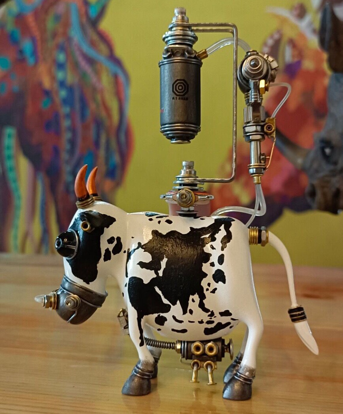 Dairy Cattle Mechanical Mutant 3D Robot Creature Animals - Etsy