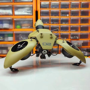 Flying Motorcycle Model, Extended-range, Radial Engine, Handmade ...