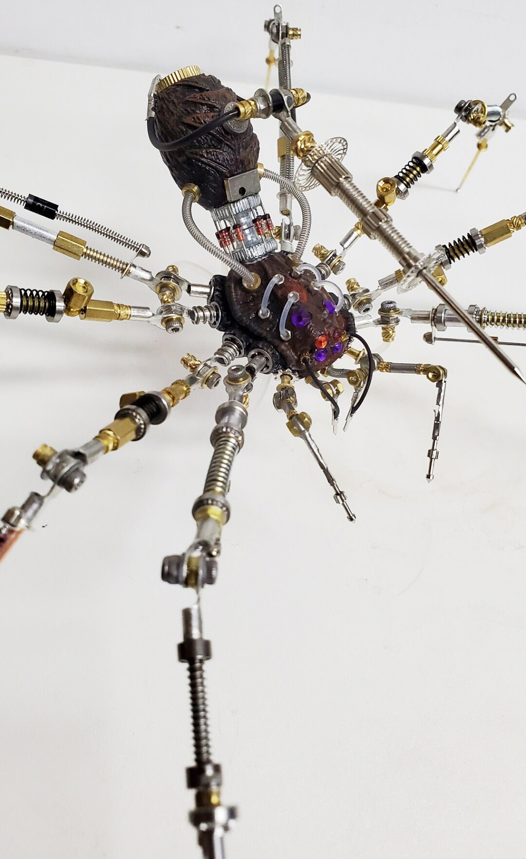 Mechanical Steampunk Spider Mutant Robot Sculpture Made by New - Etsy