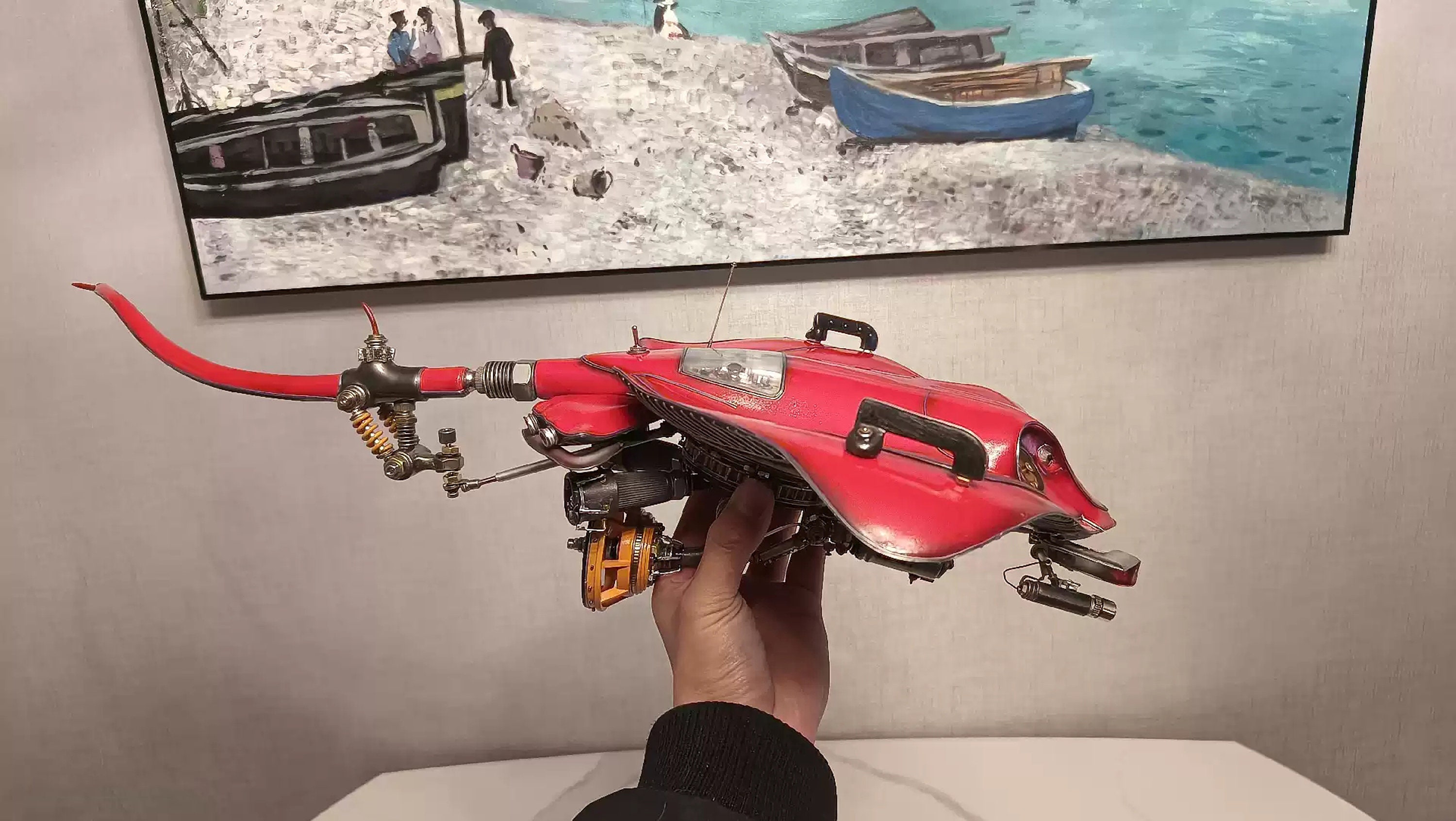 Manta Ray Mechanical Mutant 3D Robot Creature Animals Art - Etsy