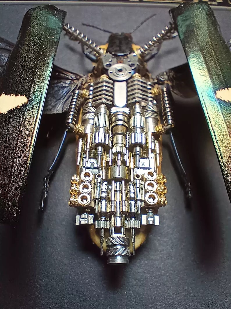 Steampunk Cyberpunk Beetle Insect Mechanical Creatures Kinetic ...