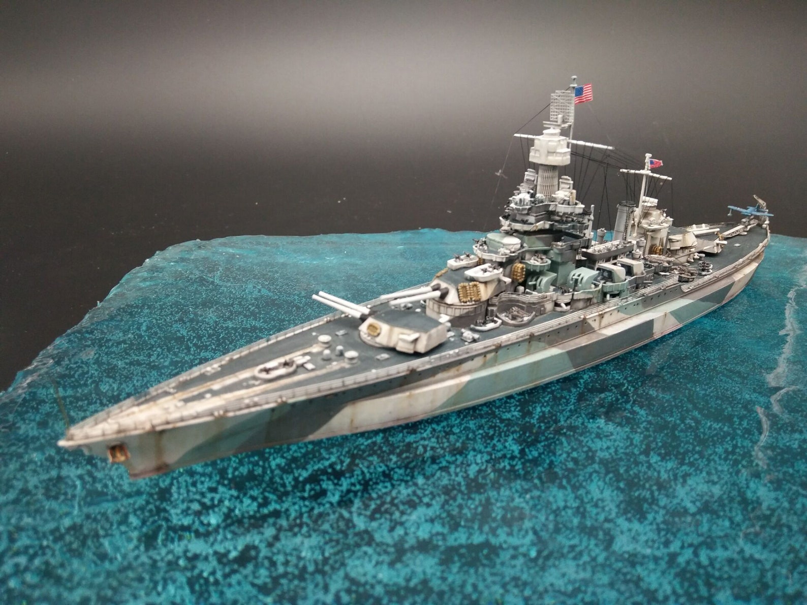 USS Battleship Resin Model Colorado-class Battleship Scale | Etsy