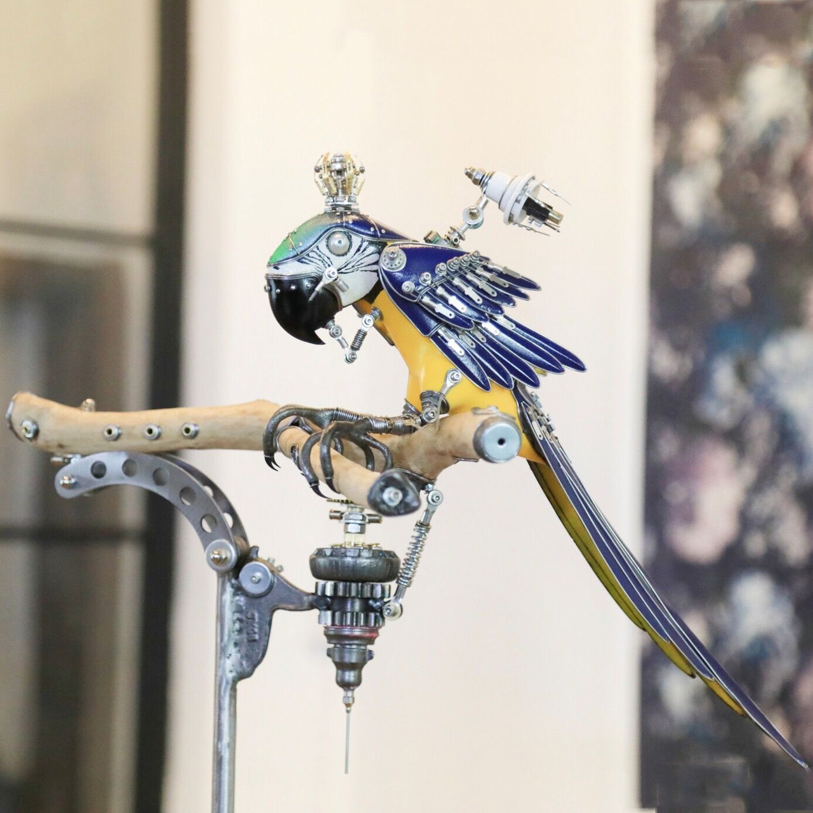Scarlet Macaw Mechanical Mutant 3D Robot Creature Animals | Etsy