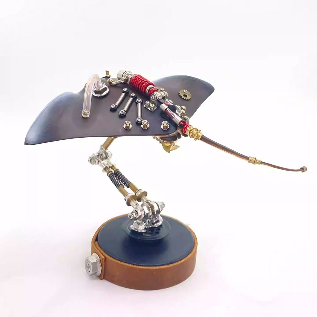 Mechanical Manta Ray Mutant, 3D Robot Creature Animals Art, Handmade ...