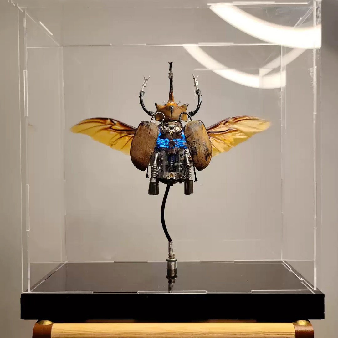 Steampunk Cyborg Mechanical Beetle Insects Bugs Kinetic Sculpture ...