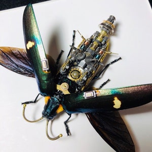 Steampunk Cyberpunk Beetle Insect Mechanical Creatures Sculpture ...