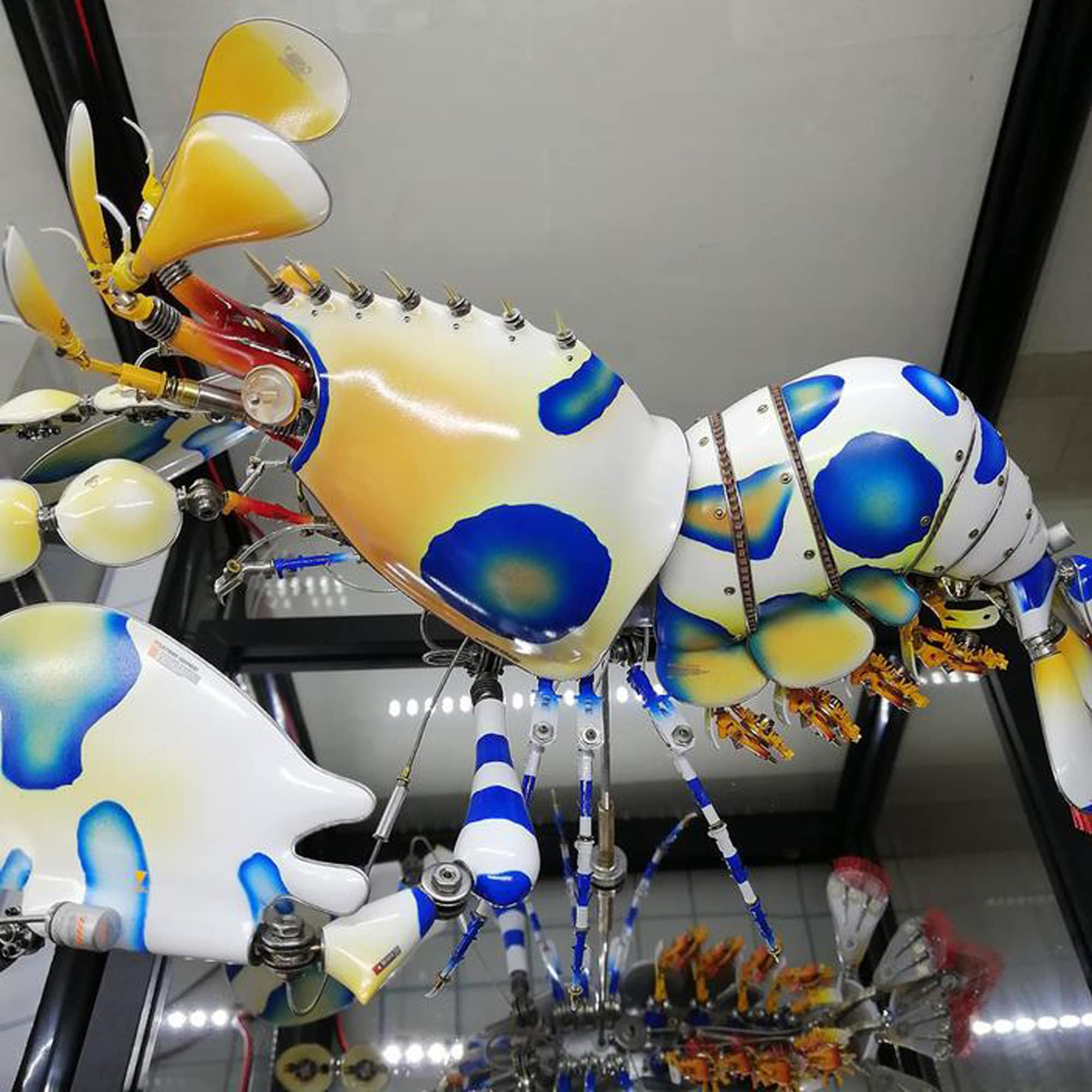 Mechanical Mutant 3D Harlequin Shrimp Sculpture Handmade - Etsy