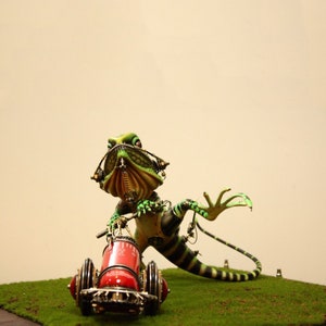 The Lizard Mechanical Mutant 3D Robot Creature Animals Handmade ...