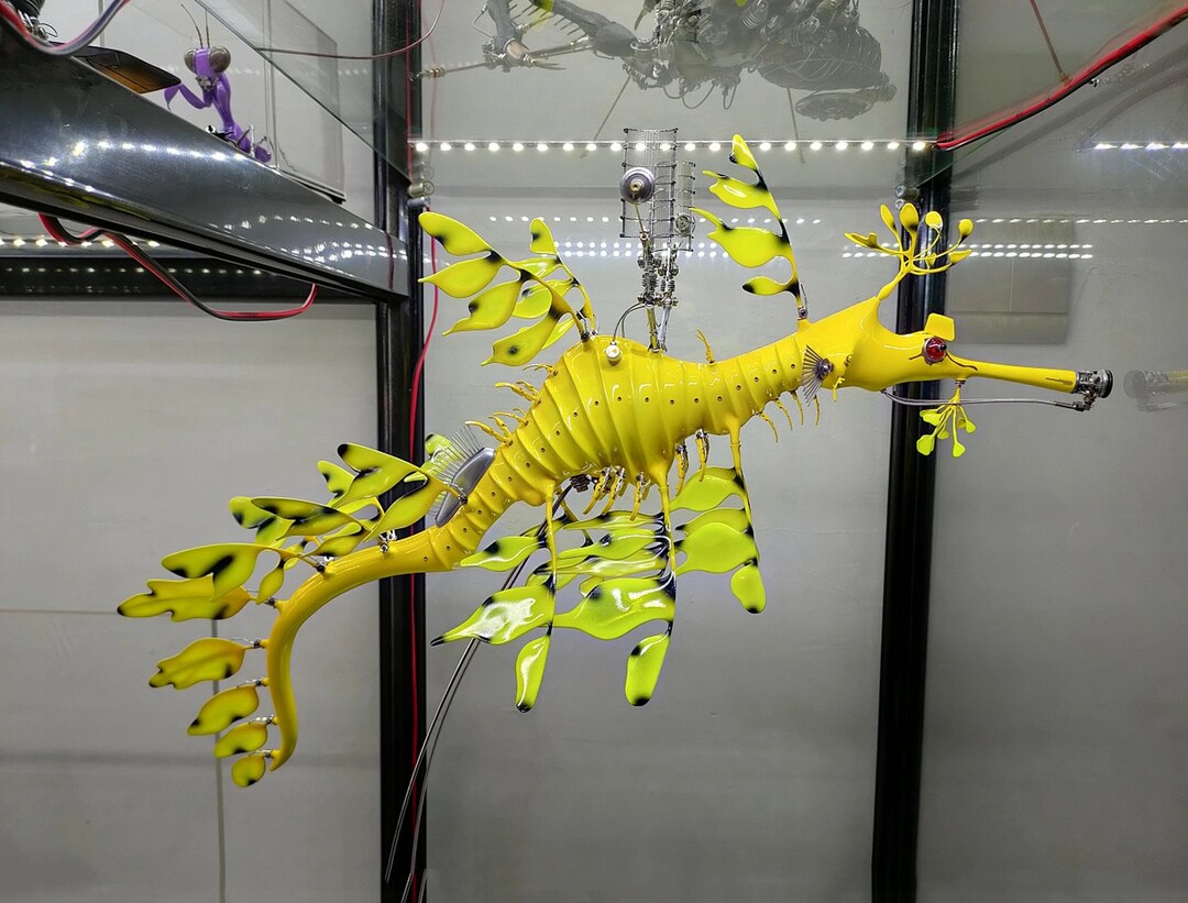 Leafy Seadragon Mechanical Mutant Robot Creature Animals Handmade ...
