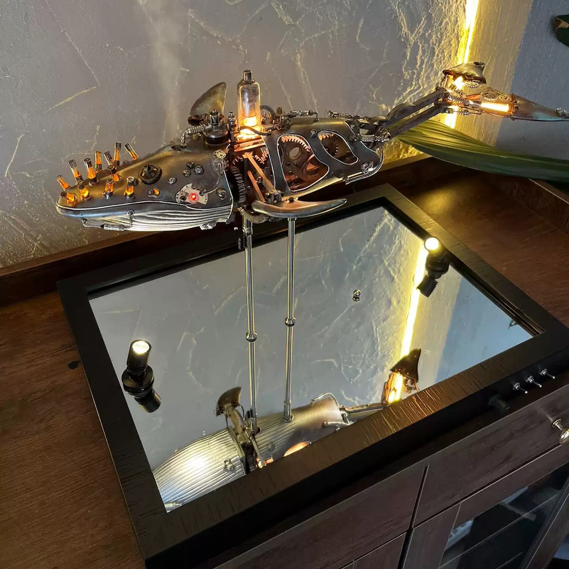 Steampunk Mechanical Whale Mutant 3D Robot Creature Animals - Etsy UK