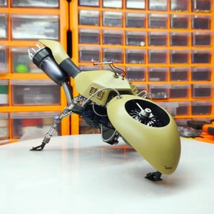 Flying Motorcycle Model, Extended-range, Radial Engine, Handmade ...