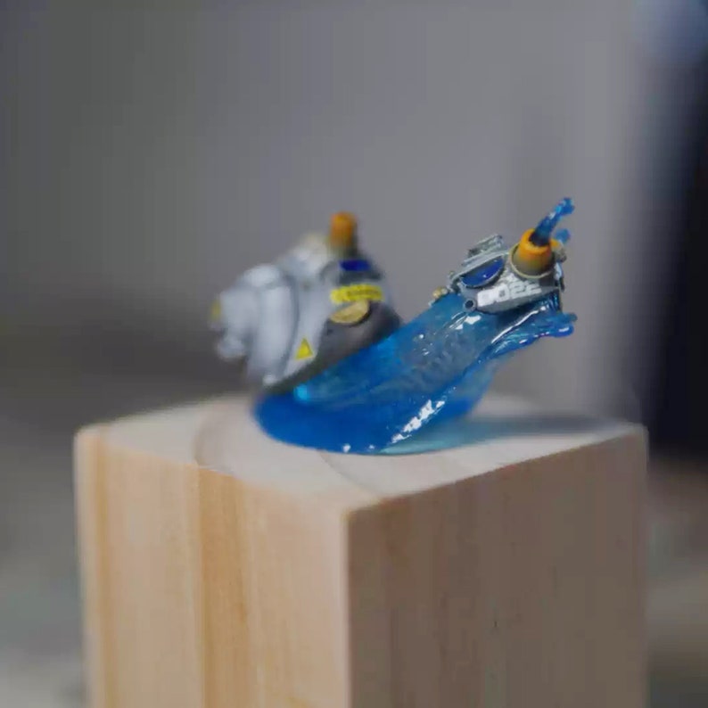 Mechanical Snail Mutant Handmade Crafts Biomech Sculpture Fantasy Art ...