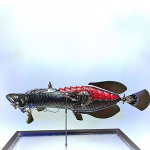 Mechanical Arapaima Gigas Mutant Handmade Crafts Biomech Sculpture Home ...