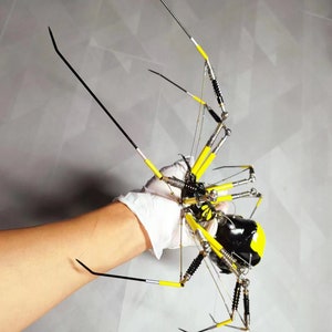Mechanical Mutant 3D Spider Sculpture, Handmade Crafts Sculpture Table ...