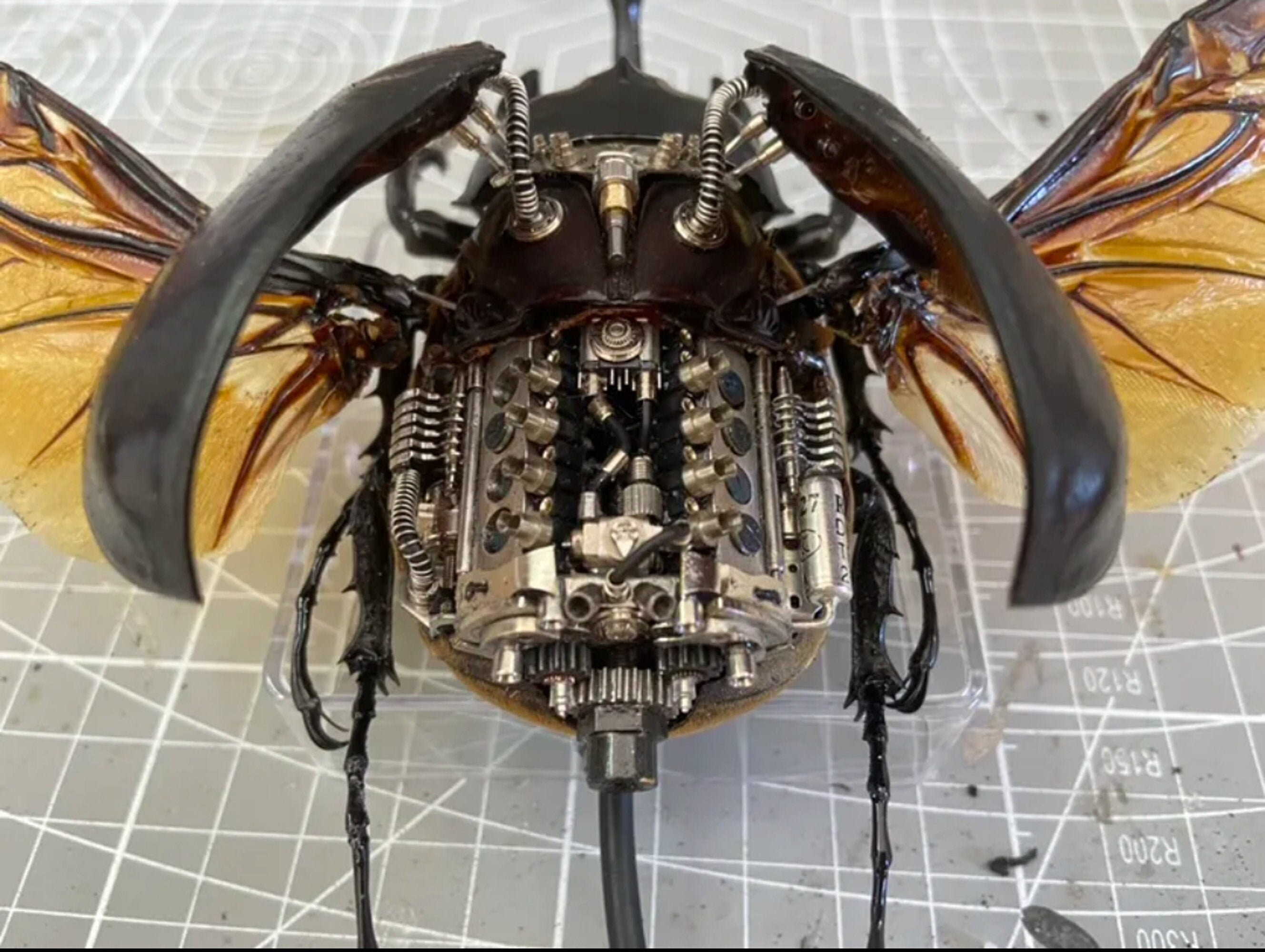 Steampunk Cyborg Mechanical Beetle Insects Bugs Powered by A - Etsy