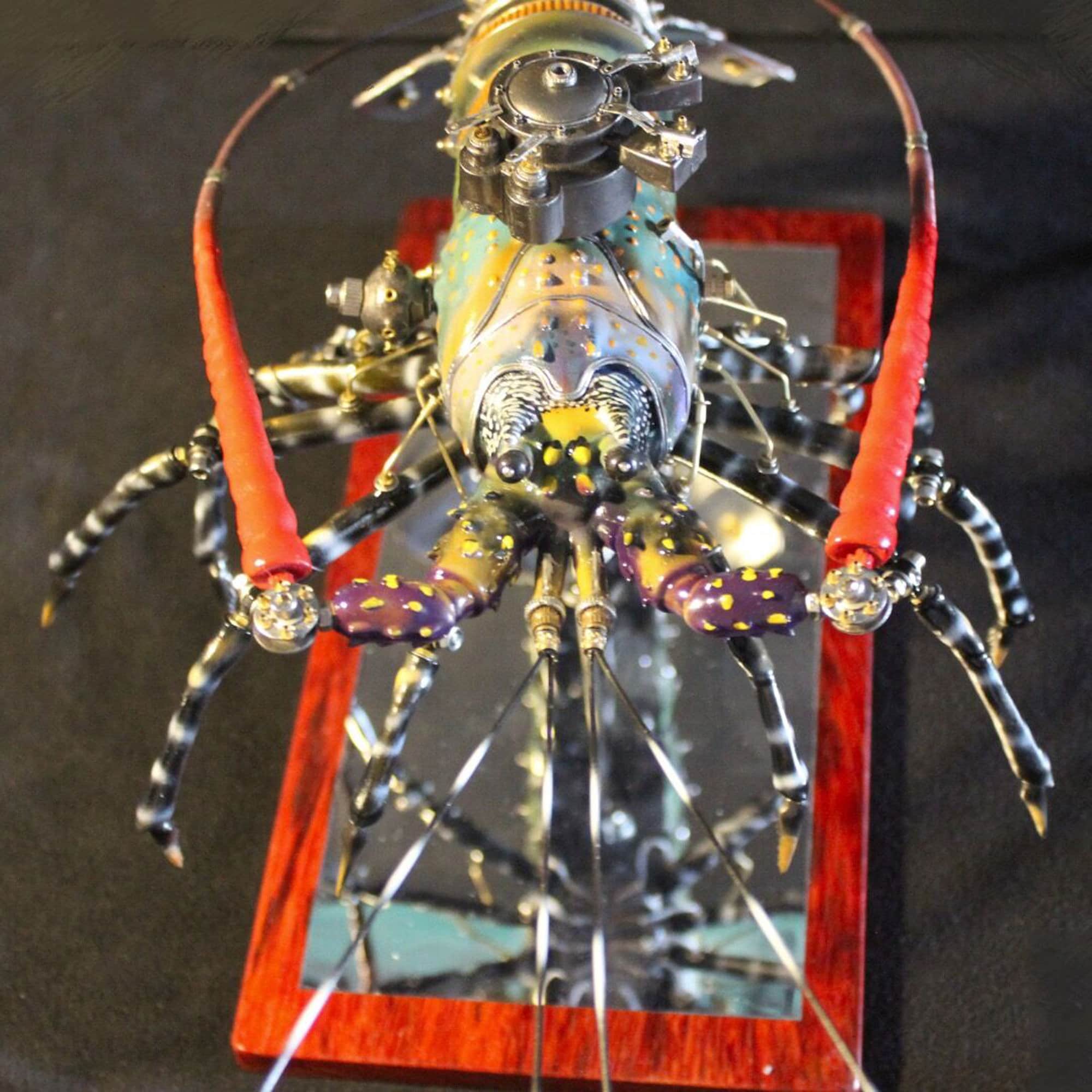 Lobster Mechanical Mutant 3D Robot Creature Animals Handmade Sculpture ...