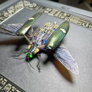 Steampunk Cyberpunk Beetle Insect Mechanical Creatures Kinetic ...