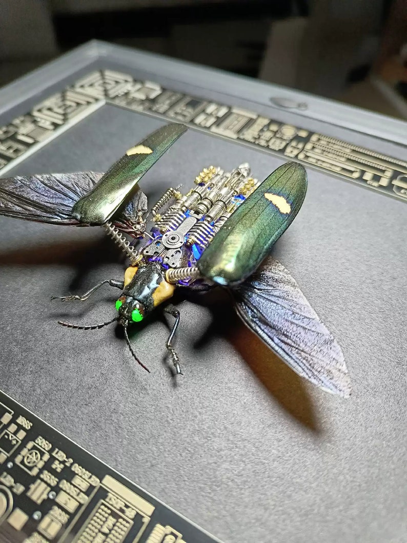 Steampunk Cyberpunk Beetle Insect Mechanical Creatures Kinetic - Etsy