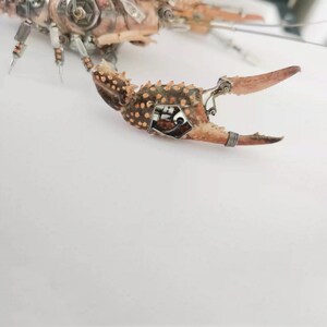Crayfish Mechanical Mutant 3D Robot Creature Animals Handmade Sculpture ...