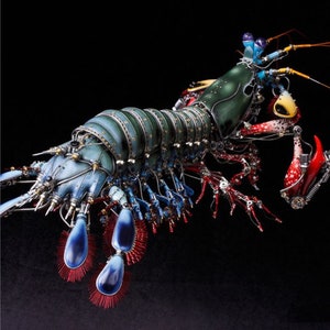Mechanical Mutant 3D Mantis Shrimp Sculpture, Handmade Crafts Sculpture ...