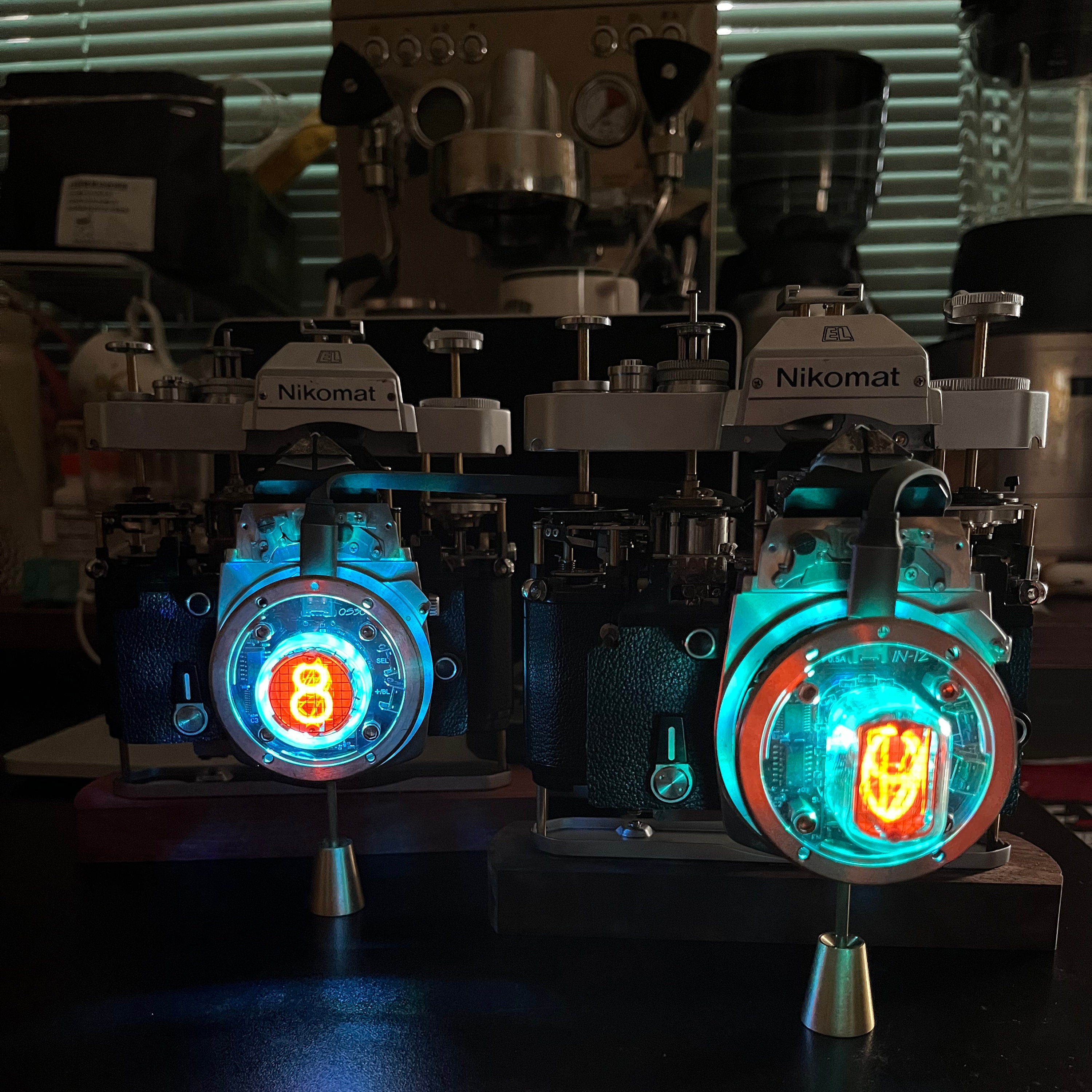 Cyberpunk Nixie Tube Integrated in A Disassembled Stereo - Etsy